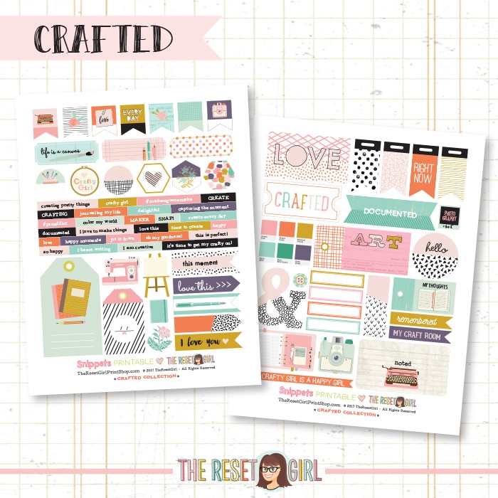 Snippets >> Crafted Collection - The Reset Girl