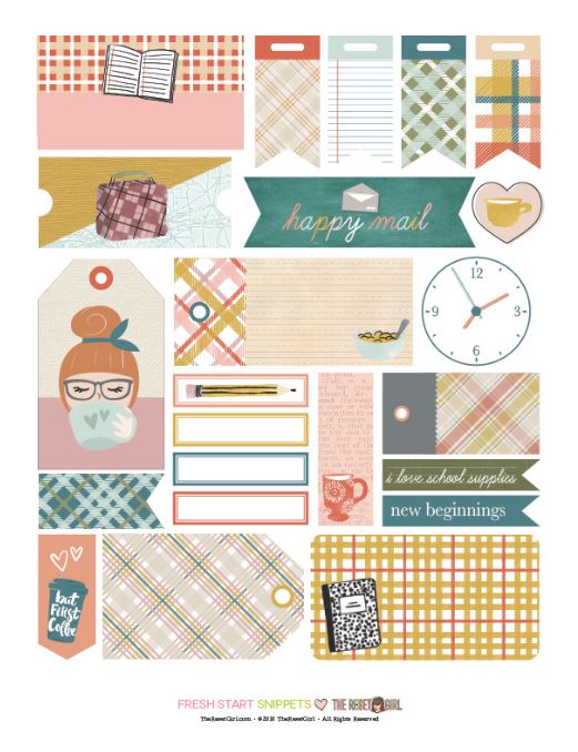 Snippets >> Fresh Start Collection