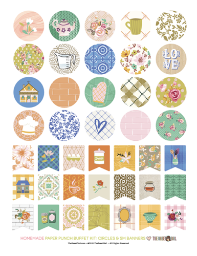 Paper Punch Buffet Kit >> Homemade