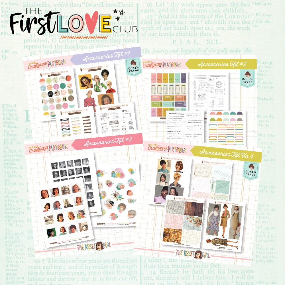 The Crafty Club PlayBook – Accs. Kits Vol.1 through 4