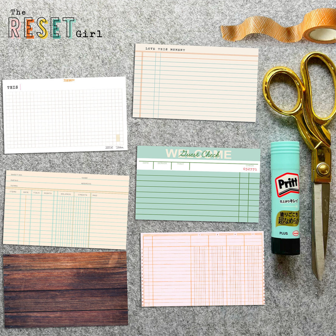 Scrapture Cards Backgrounds Vol No. 3 - The Reset Girl