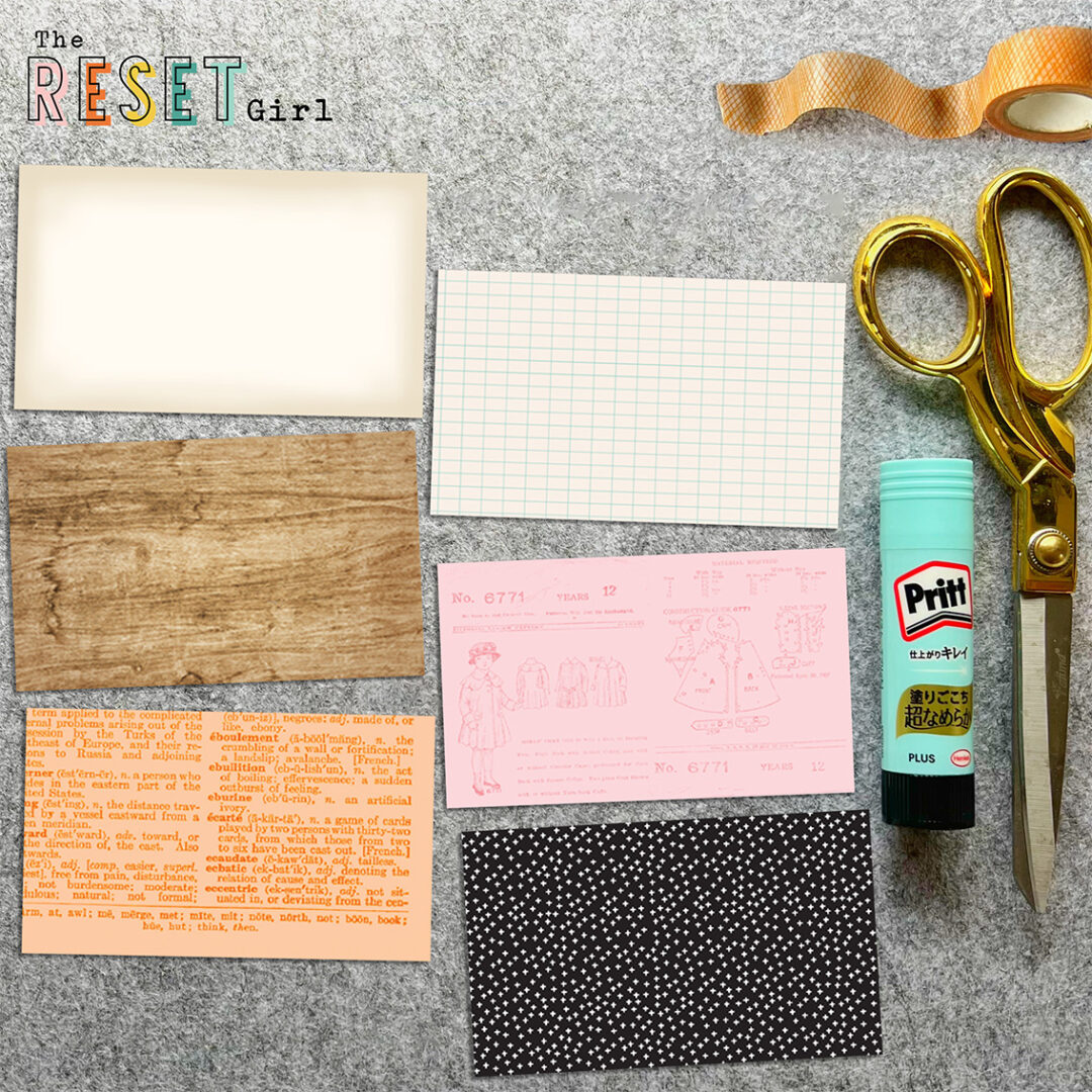 Scrapture Cards Backgrounds Vol No. 1 - The Reset Girl