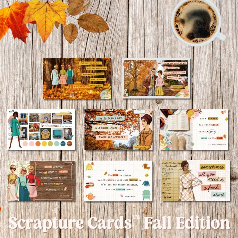 Scrapture Cards – Fall Edition No. 1 - The Reset Girl