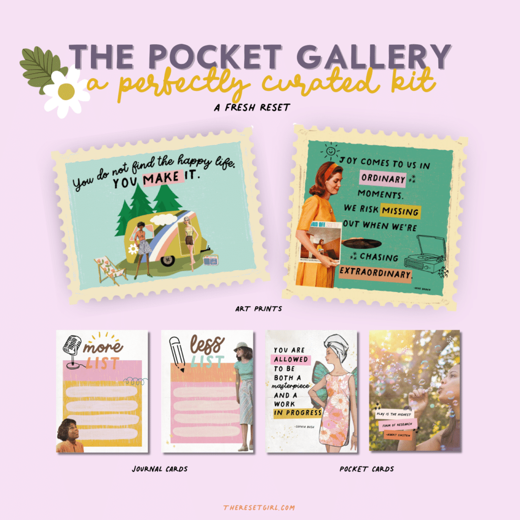 Pocket Gallery Kit: A Fresh Reset - The Reset Girl